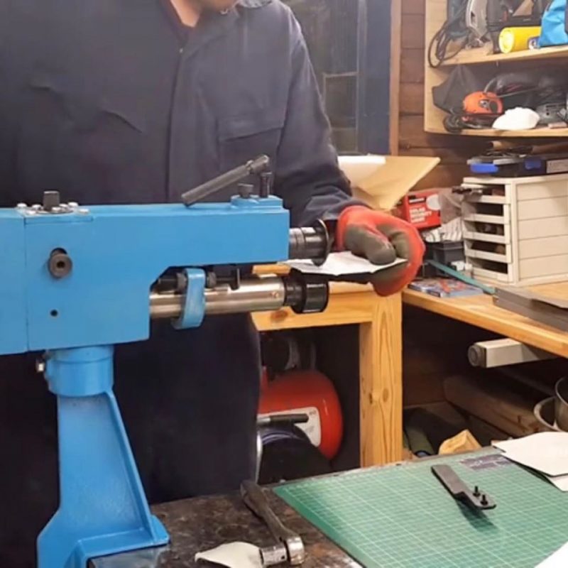 BENCH SWAGER SWAGING MACHINE JENNY BEAD ROLLER - METZ