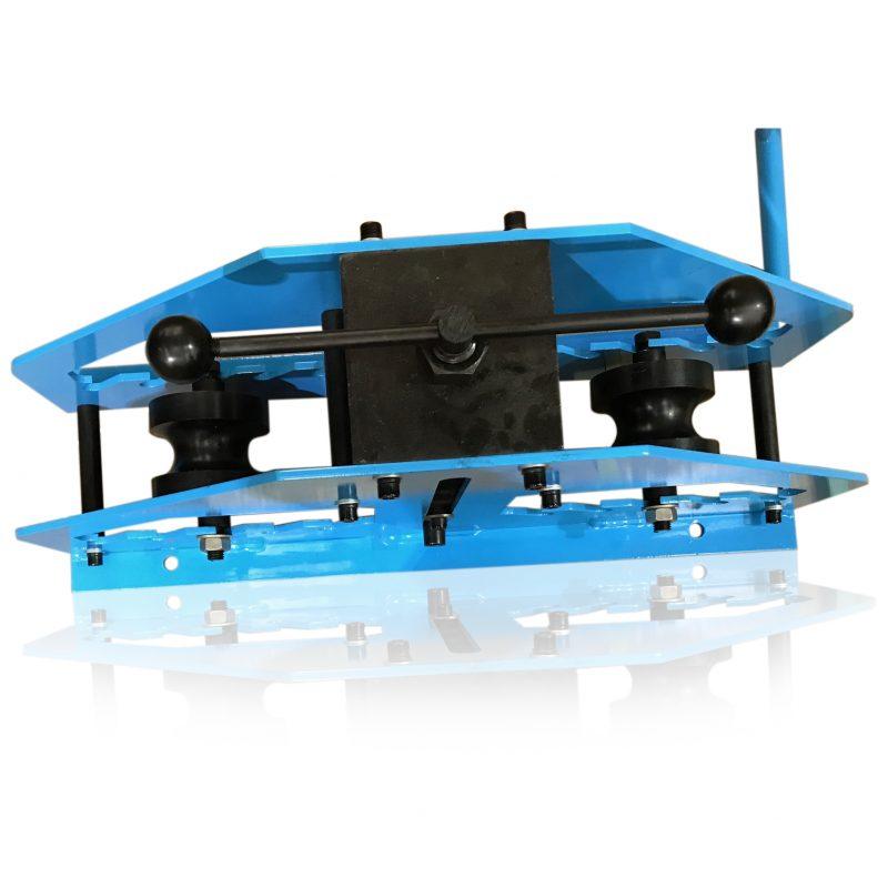 METZ TOOLS BENCH MOUNTED LARGE RING ROLLER FLAT BAR SQUARE TUBE PIPE ...
